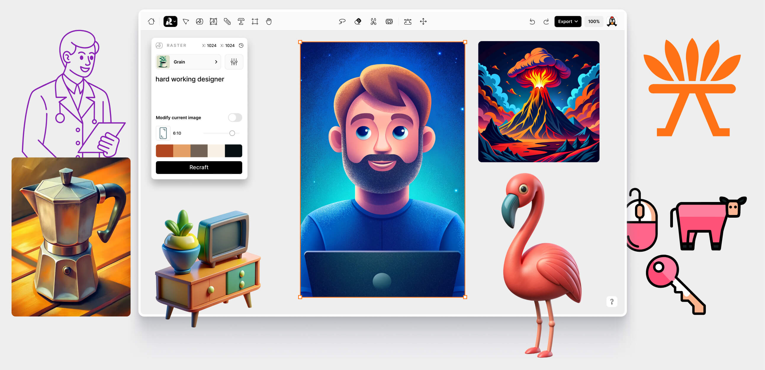Recraft: Generative AI Design Tool